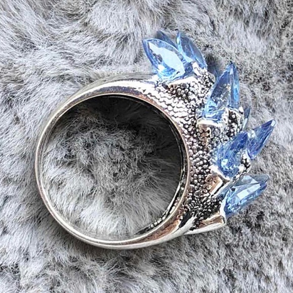 Healing Stones And Crystals | Jewelry | Raw Celestine Celestite Brutalist Style Silver Crystal ...